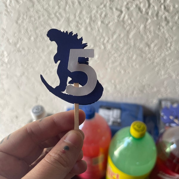 Godzilla Green Paper Plates Godzilla Party Godzilla Decorations King of ...