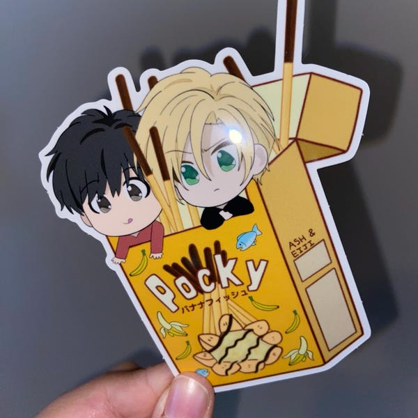 Anime Pocky Sticker - Etsy