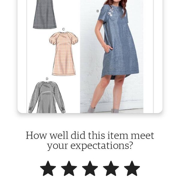 Easy Sewing Pattern for Women's Dress, Puff Sleeve Dress, Summer Dress ...