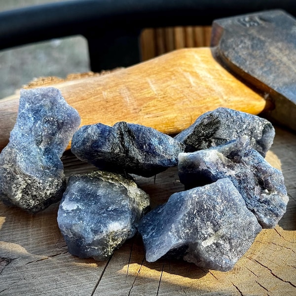 Premium Iolite Rough Rocks - You Choose the Lot Size - Large Stones ...