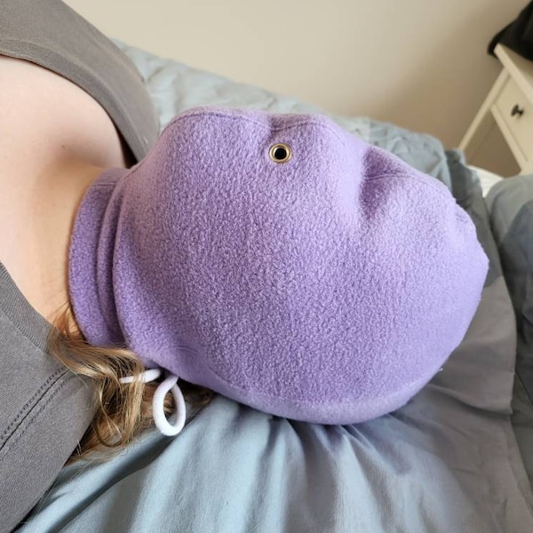 Purple Timeout Mask - Blindfold Baby Purple / ABDL / Restraining Face ...