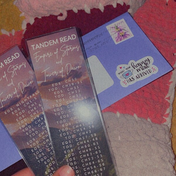 Throne of Glass Tandem Read Bookmark | Bookmark - Etsy