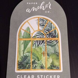 Rubber Tree Sticker Plant Lover Sticker Metallic Die Cut | Etsy