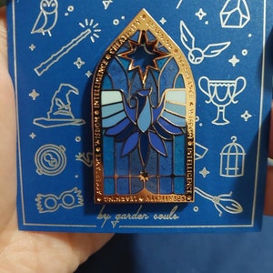 Stained Glass Magic Windows Enamel Pins Set - Etsy