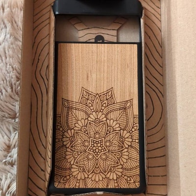 Ethnic Detailed Mandala Wood Google Pixel Case for 8 Pro, 8 7a, 7, 7 ...