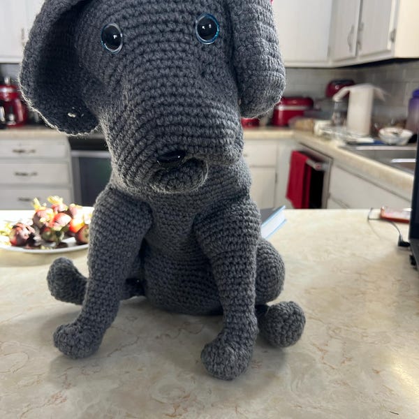 Great Dane Dog Crochet Pattern, Great Dane Crochet Pattern, Dog Crochet ...