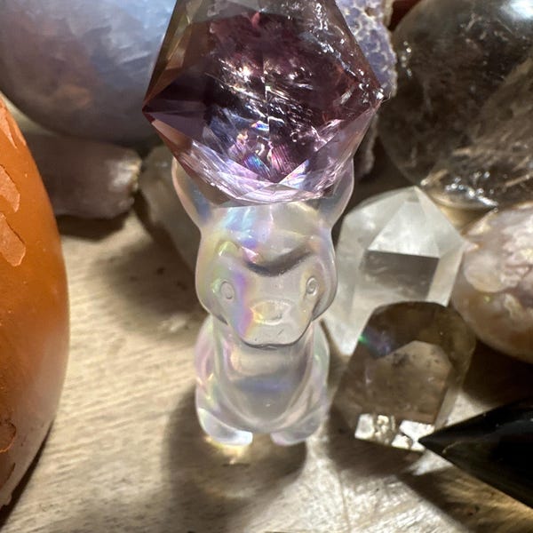 Clear Yellow Citrine Crystal Quartz 124 Sided Disintegrator Pranic ...