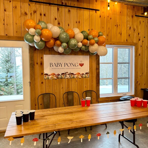 Mushroom Birthday Banner ~ Happy Birthday Banner ~ Mushroom First ...