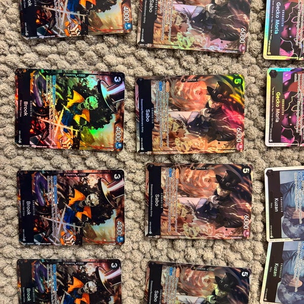 Manga Rare Gol D. Roger OP09-118 Proxy One Piece Card Game - Etsy