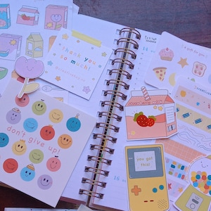 Cute Flower Sticker Sheet Journal Stickers Planner Stickers | Etsy