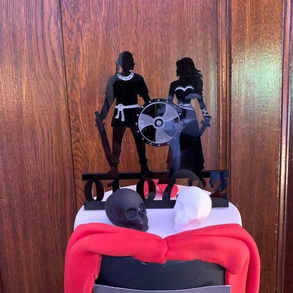 Viking Wedding Cake Topper,viking Barbarian Wedding Funny Cake Topper ...