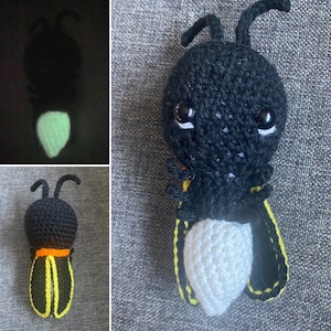 PATTERN: Flicker the Firefly Crochet Firefly Pattern Amigurumi ...