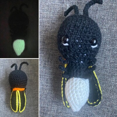 PATTERN: Flicker the Firefly Crochet Firefly Pattern Amigurumi ...