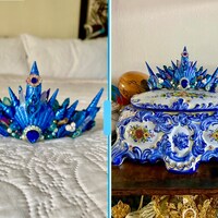 Tiara Pink Seashell Tiara Bridal Wedding Accessorie Mermaid Wedding - Etsy