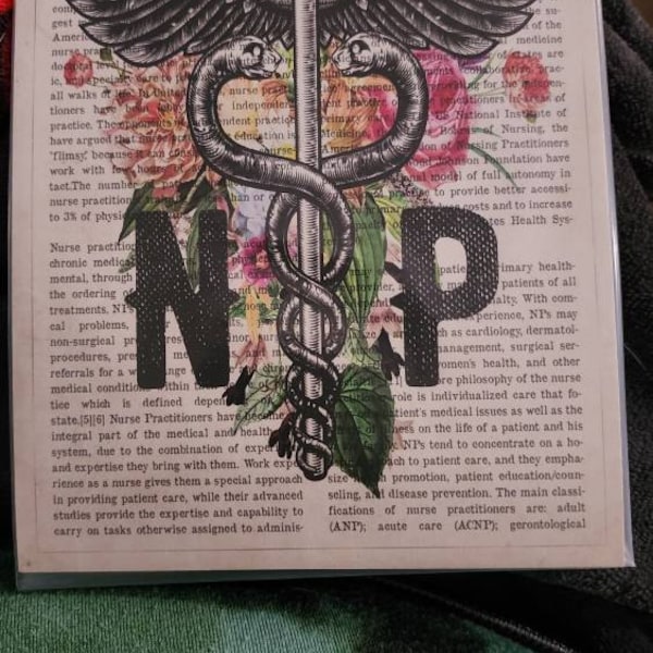 NP With Flowers Print, Nurse Practitioner Gift, Gifts for Nurse ...