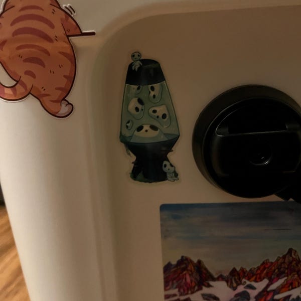 Pink Blob Charm Acrylic Keychain Waterproof Blue Blob Happy Friend - Etsy