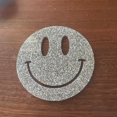 Colorful Smiley Face Style Acrylic Coasters for Home, Table Setting ...