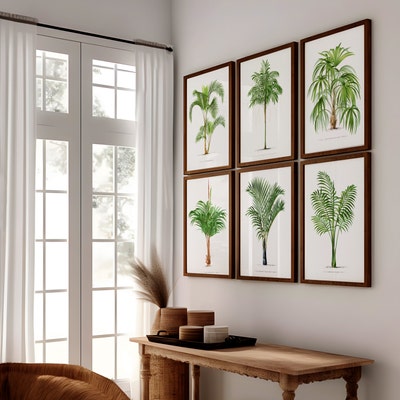 3 Frames Gallery Set Mock Up, Drop Shadow, Printable Wall Art Mockup, Gallery Poster Set Mockup ...