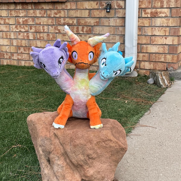 Hydra and Dragon Plush Sewing Pattern .pdf Tutorial Monster Creature ...