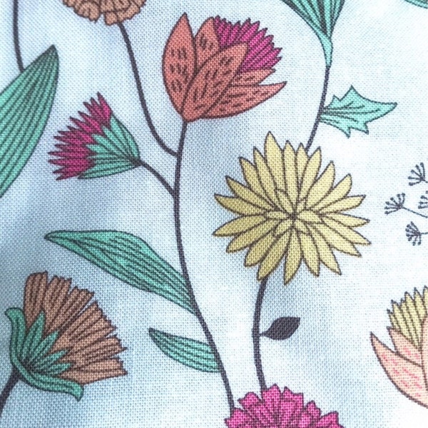 Nature Journal - Wildflower Study Petal From Michael Miller Fabric - Etsy