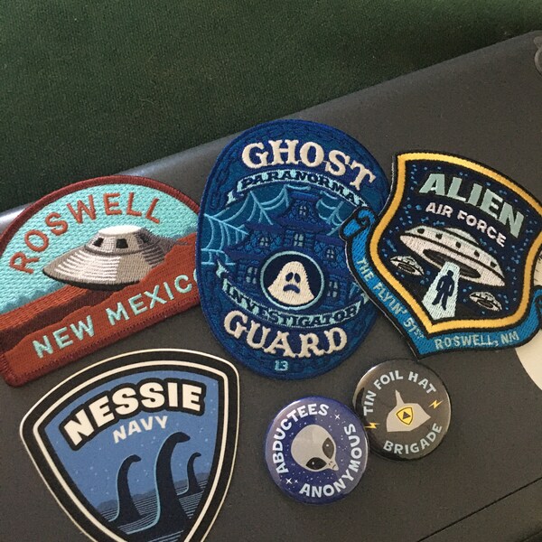 Ghost Guard: Paranormal Investigator Embroidered Patch - Glow-in-the ...