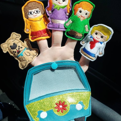 Mystery Gang Finger Puppets, Mystery Van Case Finger Puppets, Felt ...