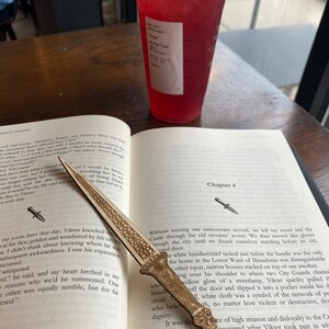 Wooden Dagger Bookmark Laser Engraved - Etsy