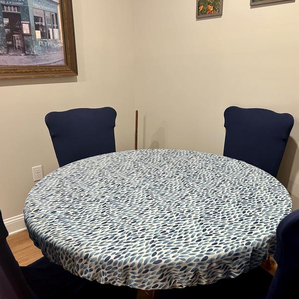 Square Fitted Tablecloth Square Card Table Cover Fitted Craft Table ...