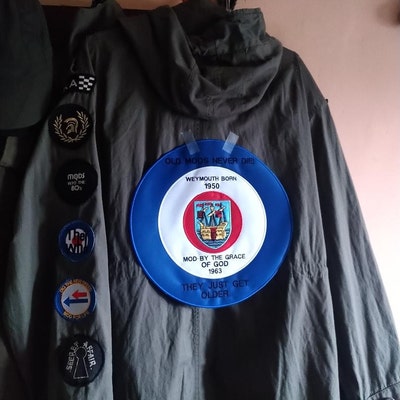 REFLECTIVE Top or Bottom Rocker, Embroidered Patch, Custom Embroidered ...