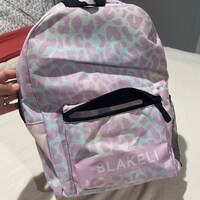 Rainbow Cheetah Print Backpack, Kids Colorful Leopard Design Backpack ...