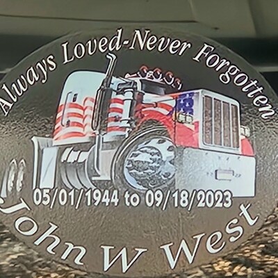In Memory of Personalized Vinyl Decal Cardinal Theme Always Loved Never ...