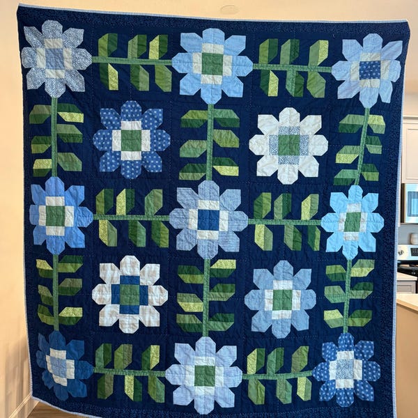 EDELWEISS Quilt Pattern by Thimble Blossoms, 74"x74", Features ...