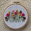 Flower Embroidery Pattern, Coneflower, Calla Lily, Rose, Tulip, Sunflower, Columbine, Lily ...