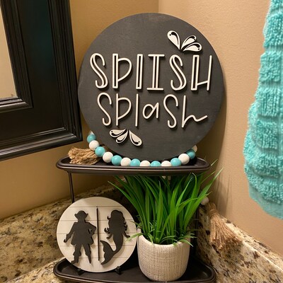 Splish Splash Sign, Bathroom Sign, Farmhouse Bathroom Sign, Farmhouse ...