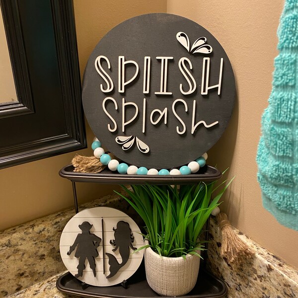 Splish Splash Sign, Bathroom Sign, Farmhouse Bathroom Sign, Farmhouse ...