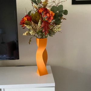 Tall Geometric Rose Gold Vase or Centerpiece - Etsy