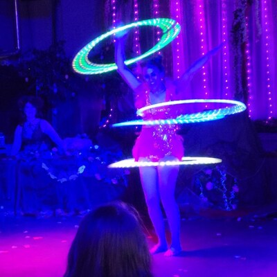 LED Hula Hoop Huey Bluey ALL Blue Leds - Etsy