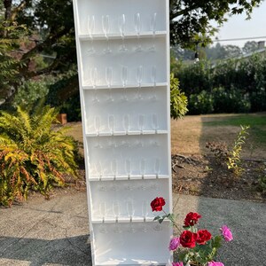 5 Shelves/ Champagne Wall/champagne Wall Shelf/ Bubbly Bar Shelf/ Wine ...