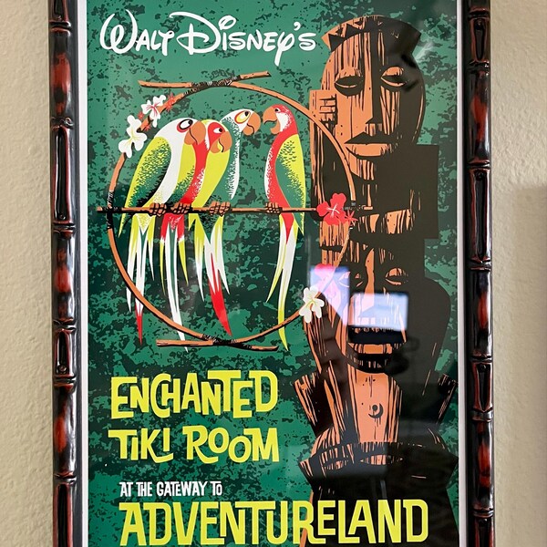 Exotic Thin Bamboo Picture Frame, Tropical Beach Tiki Custom Frames for ...