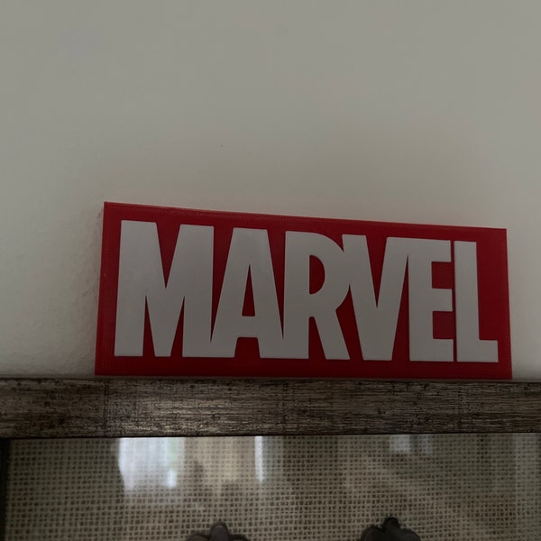 Marvel Studios Style Logo Sign Decor ~7in (man Cave, Game Room ...