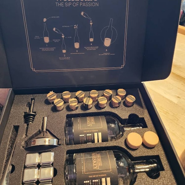 Whiskey Making Kit, Whiskey Gift, Whiskey Set Gifts for Men, Whiskey ...