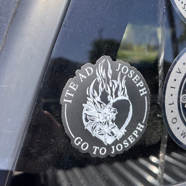 Catholic Sticker, Ite Ad Joseph, Go to Joseph, St Joseph Sticker ...
