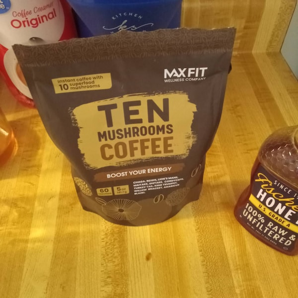 Mushrooms Instant Coffee Organic 60 Servings / Immune Boosting Coffee ...