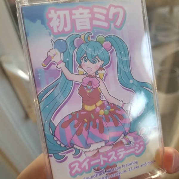 Hatsune Miku Sweet Stage Mixtape Cassette - 初音ミク スイートステージ - Retro ...