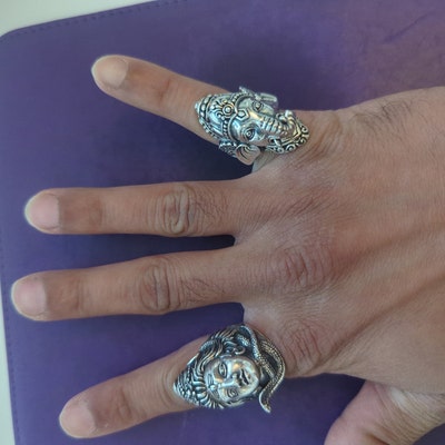 Shiva Lingam, Om Shiva Ring, Spiritual Ring, Religious Symbol. - Etsy