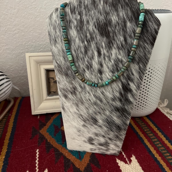Cowhide Necklace Display: Ranch Style Jewelry Organizer, Western Decor ...