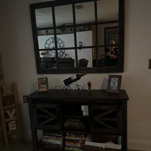 8 Pane Farmhouse Wall Decor Window Mirror Rustic Window Mirror Rustic ...