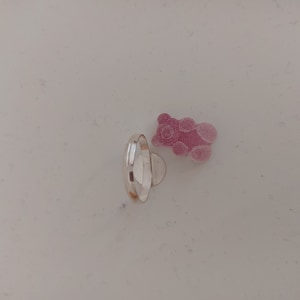 Y2K Clear Transparent Chunky Rings Acrylic Ring, Plastic Ring, Glitter ...