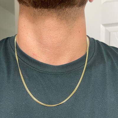 Solid 18K Gold Miami Cuban Chain, Made in Italy, Highest Quality ...