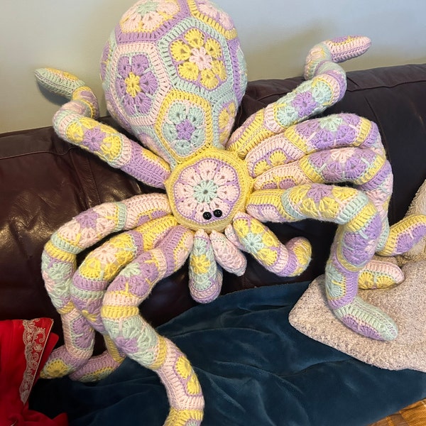 Giant Crocheted Tarantula - Crocheted Spider - Crochet Gift - Spider ...